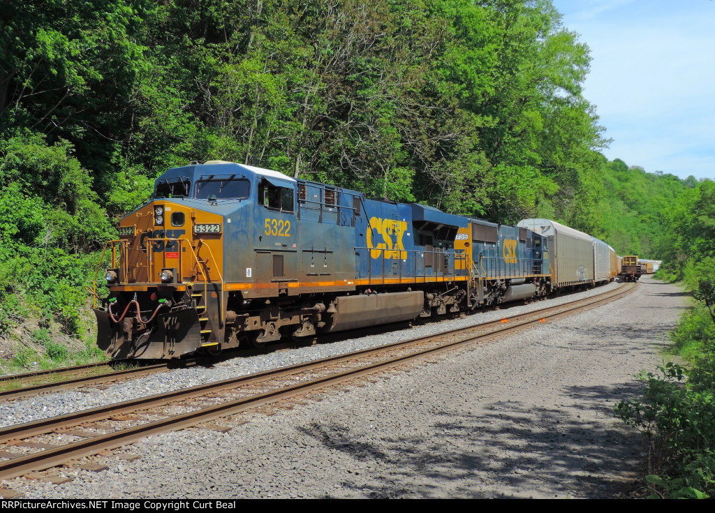 CSX 5322 and 8735